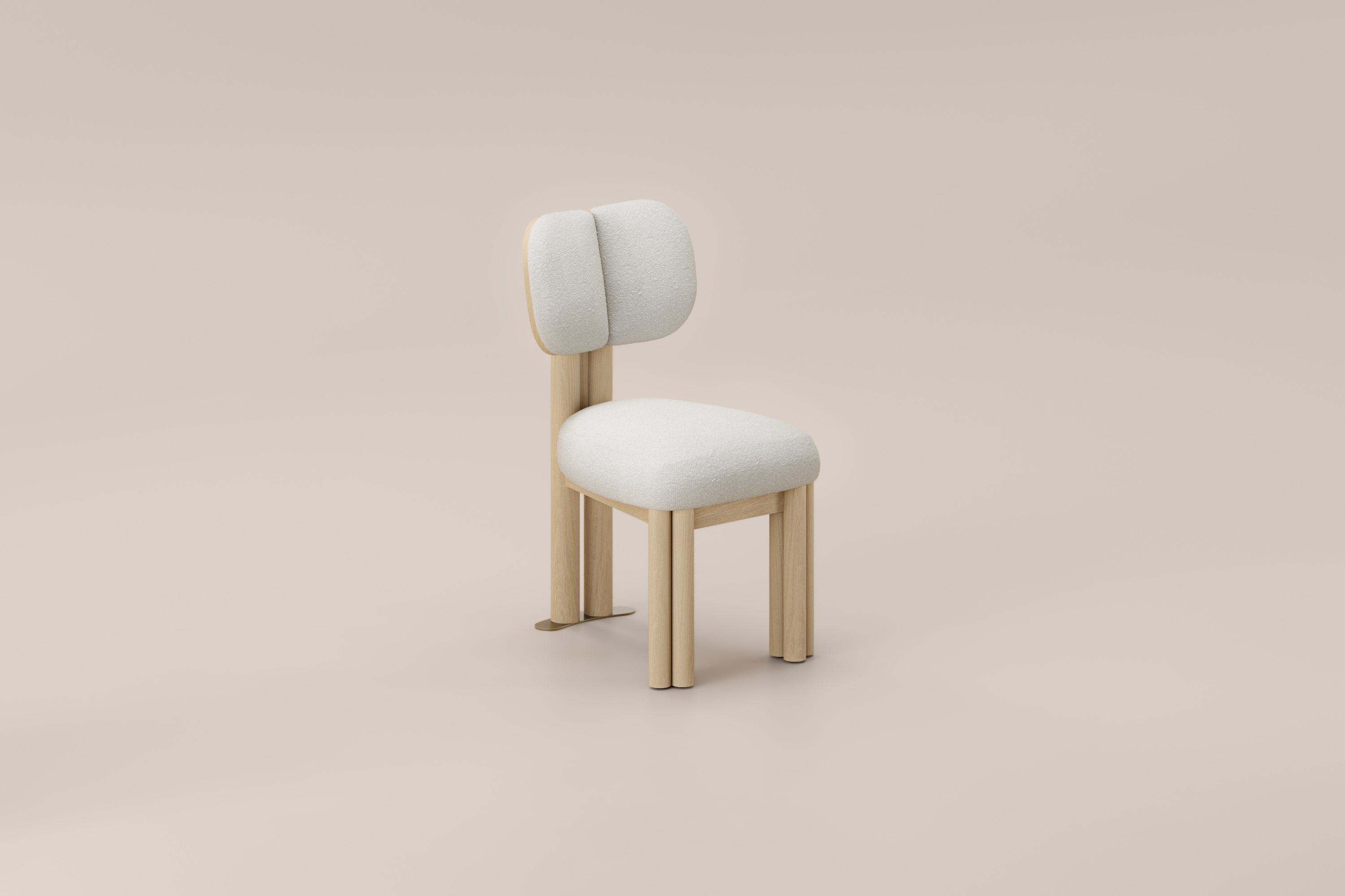 ELEPHANT CHAIR - OFF-WHITE BOUCLE– Dara Maison