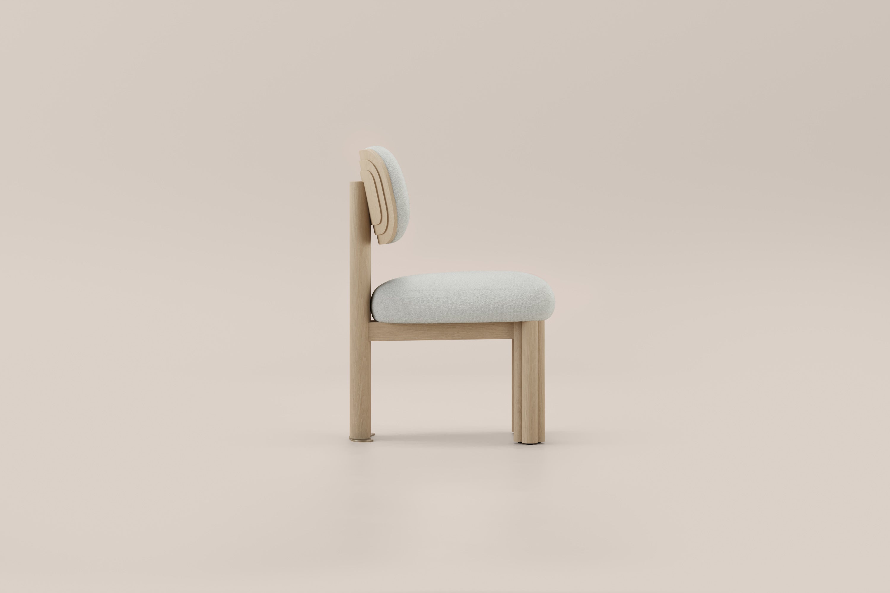 ELEPHANT CHAIR - OFF-WHITE BOUCLE– Dara Maison