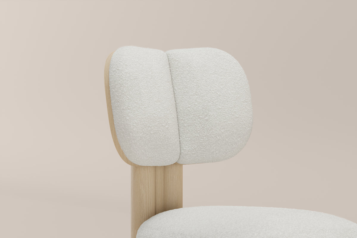 ELEPHANT CHAIR - OFF-WHITE BOUCLE– Dara Maison
