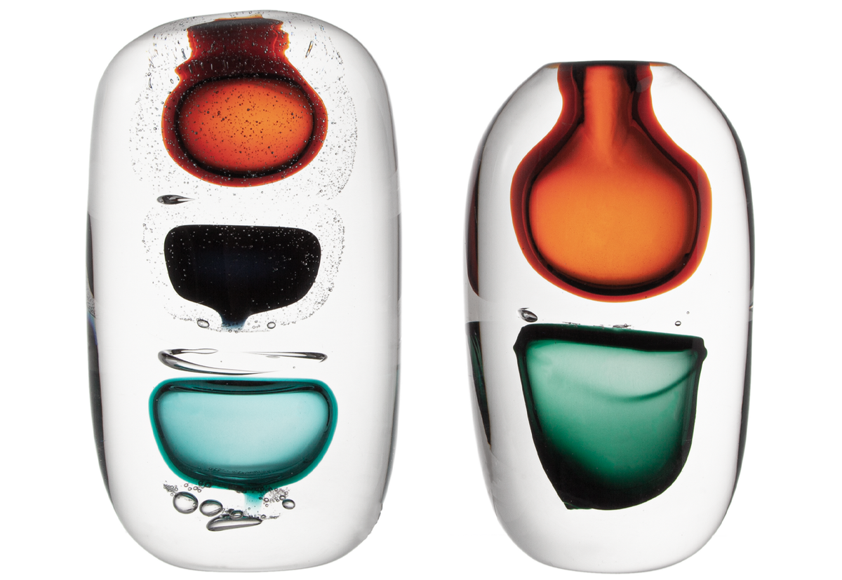 DUO POP GLASS DECORATIVE VASE– Dara Maison