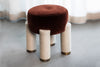LITTLE MONSTER STOOL - BORDEAUX VELVET– Dara Maison