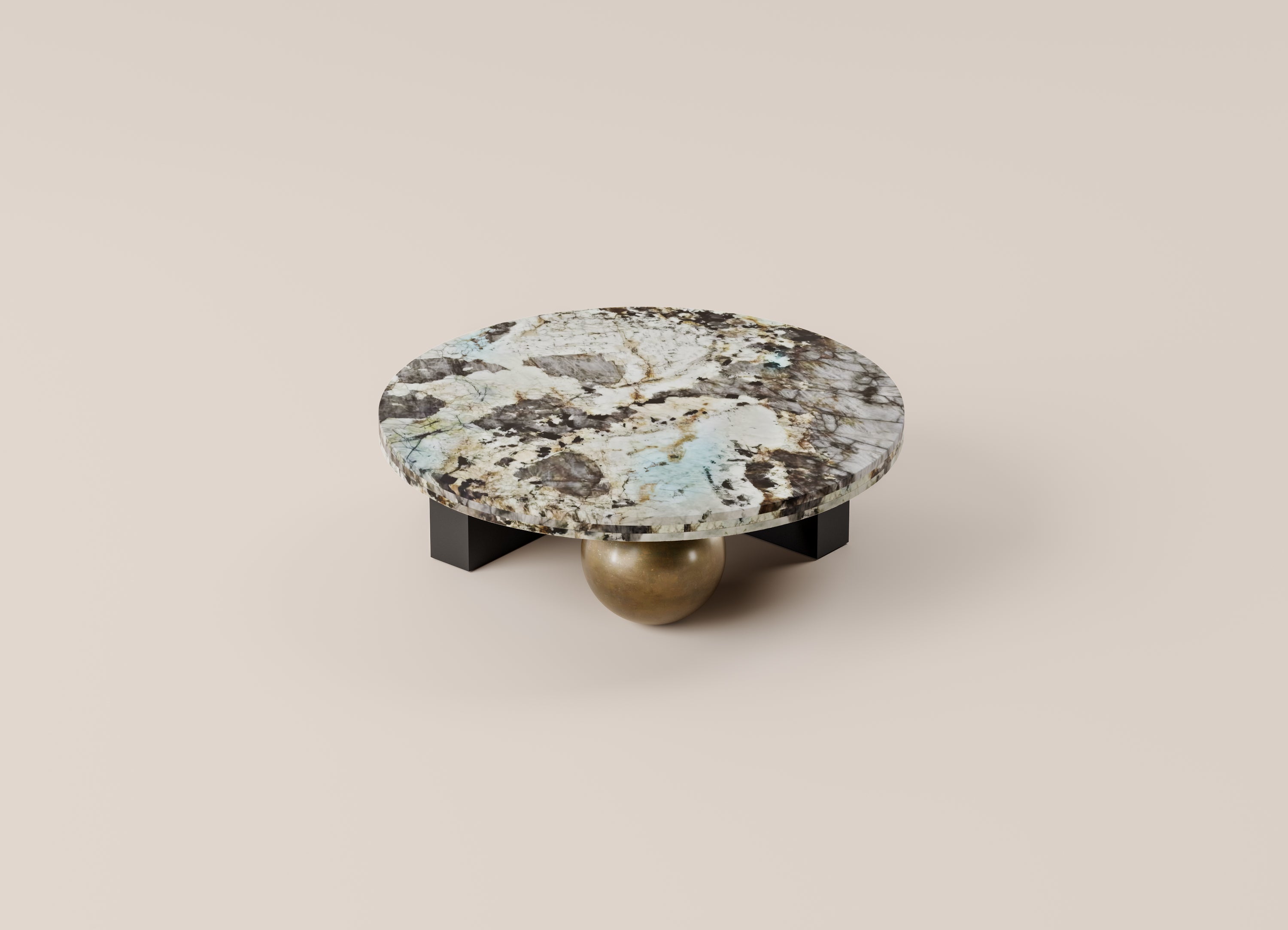 REMY ROUND COFFEE TABLE - PANDORA MARBLE– Dara Maison