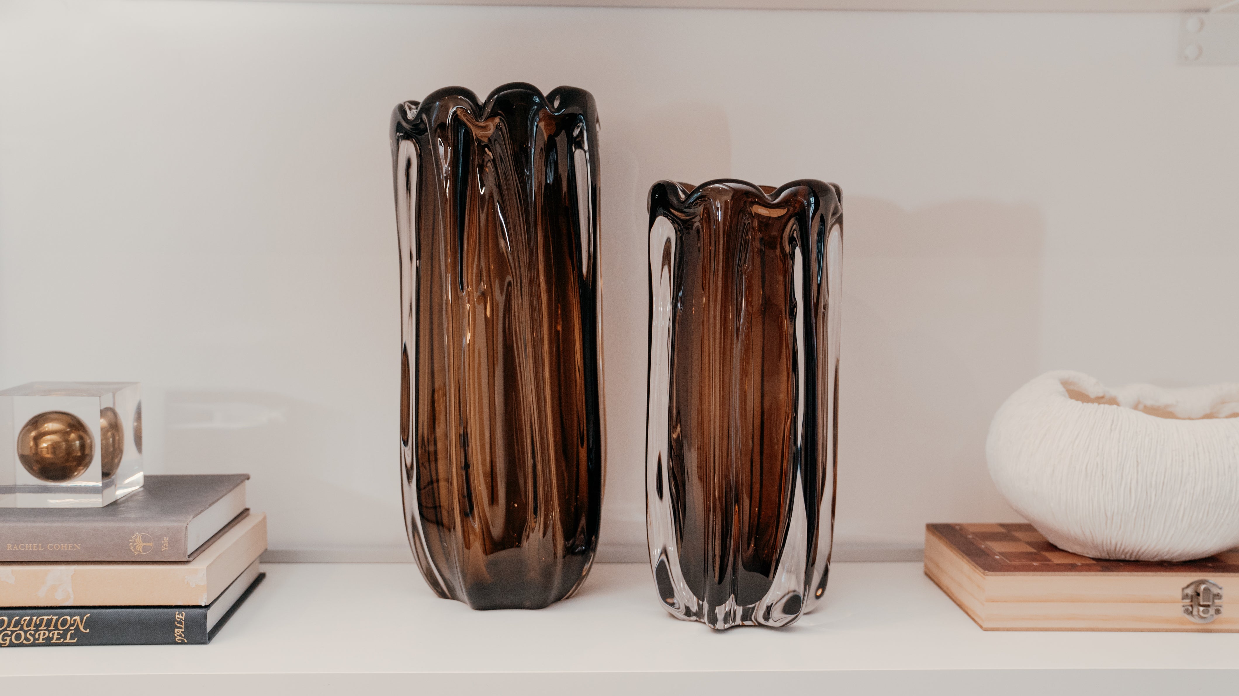 COPPER GLASS VASE - MEDIUM– Dara Maison