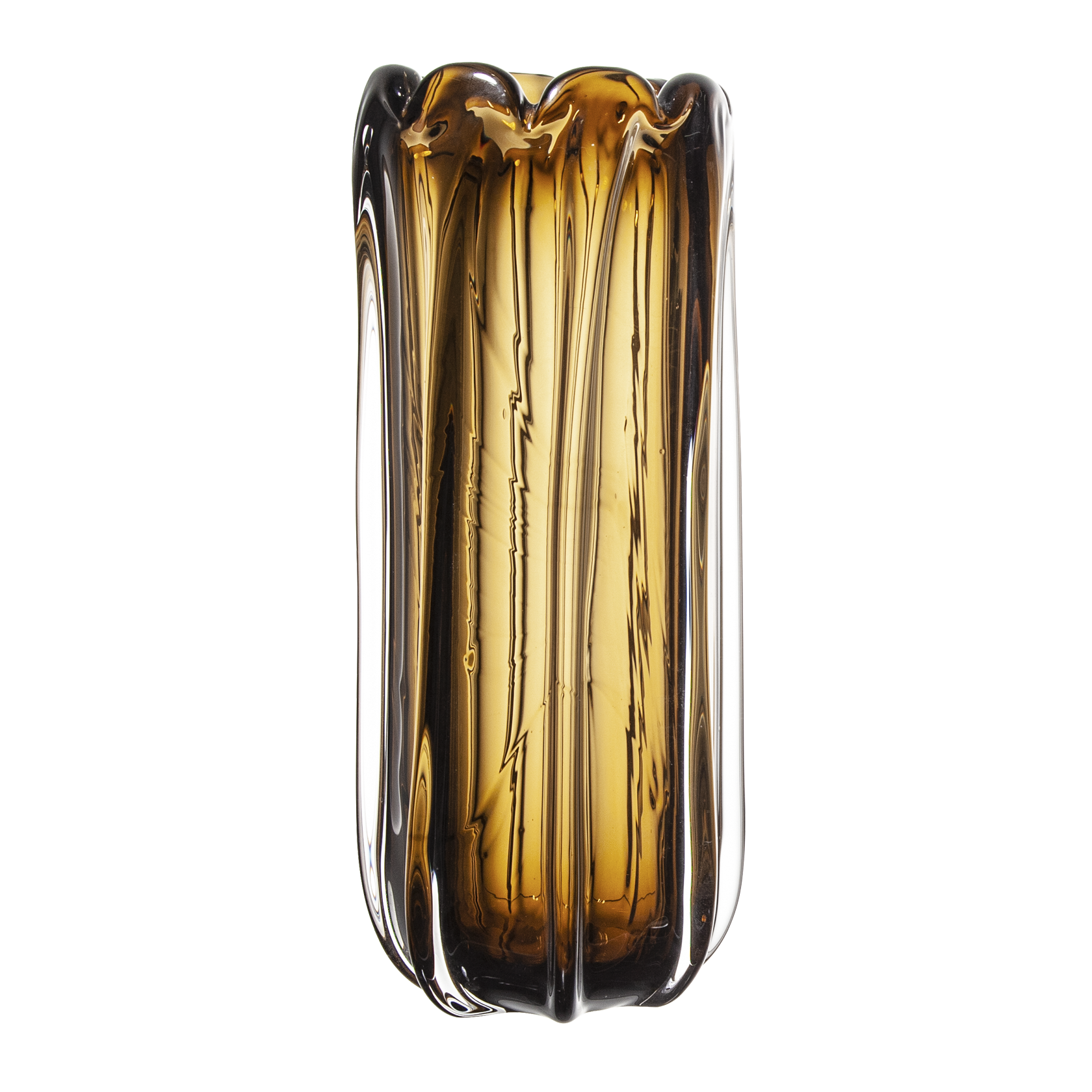 COPPER GLASS VASE - MEDIUM– Dara Maison