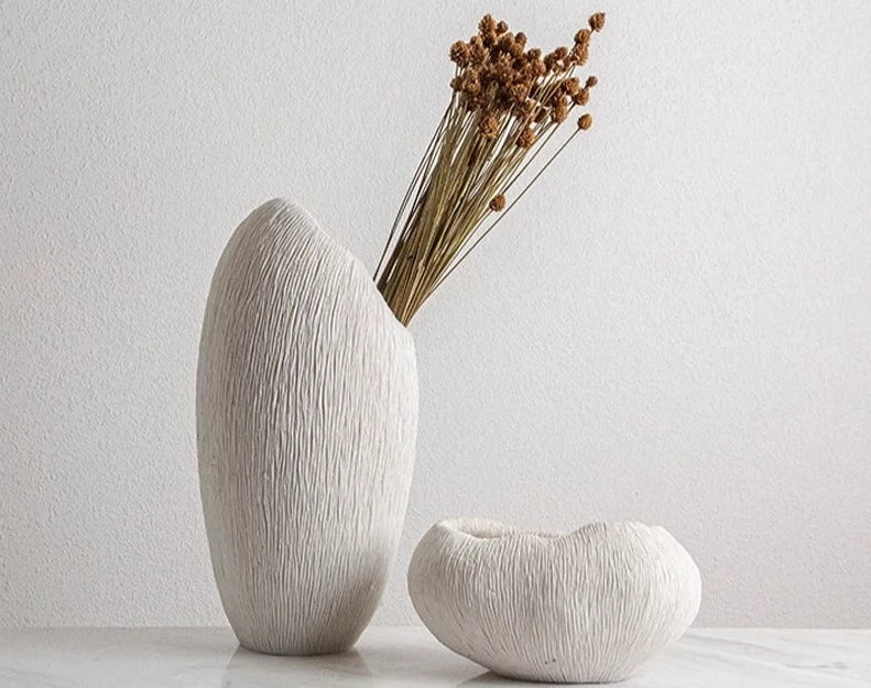 WHITE CORAL GRAIN RESIN BOWL– Dara Maison