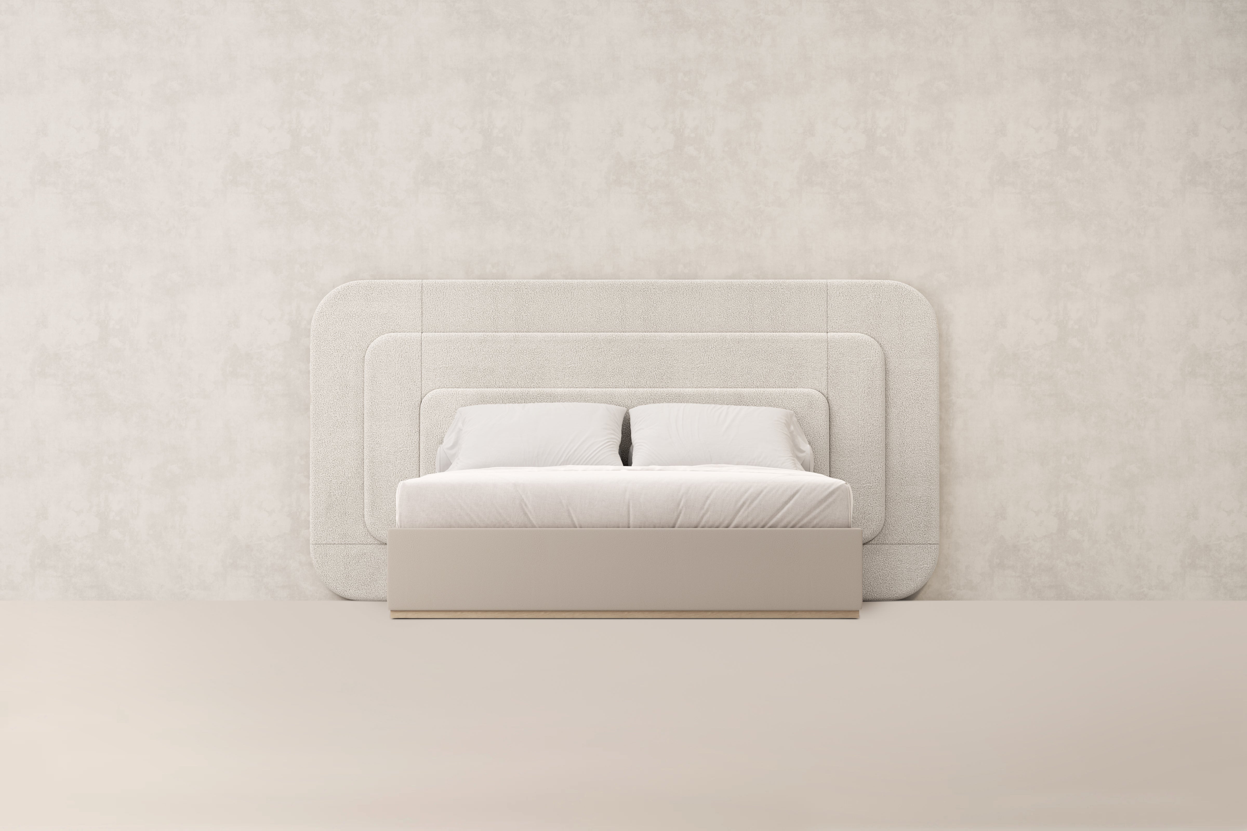 DUNE BED WITH WINGS - CREAM SHEARLING– Dara Maison
