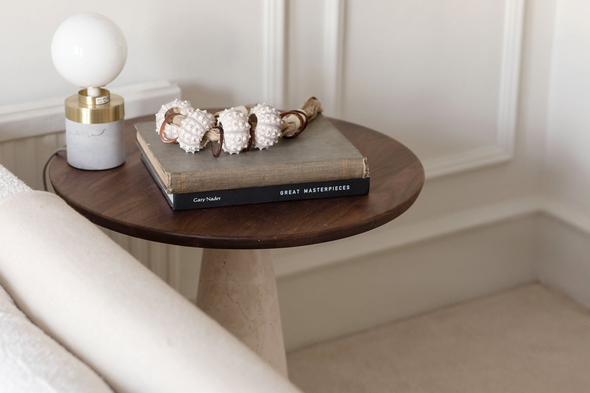 BROOKE SIDE TABLE - WALNUT– Dara Maison